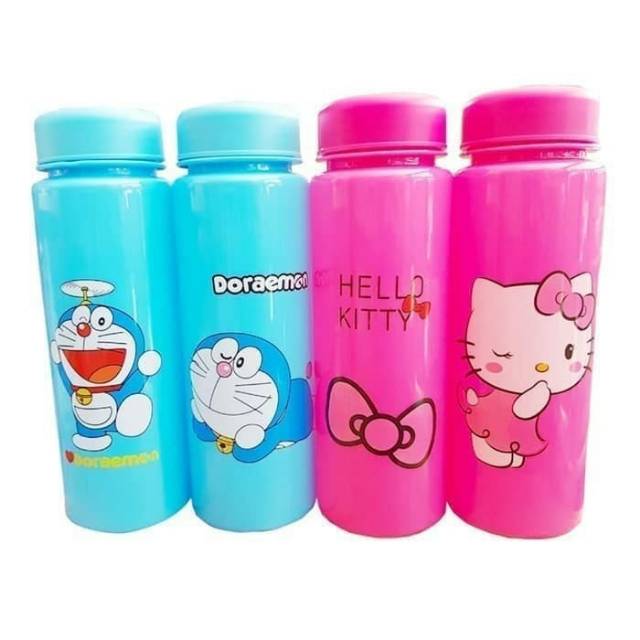 Jual My Bottle / Botol minum Karakter doraemon & Hello kitty 500 ml ...