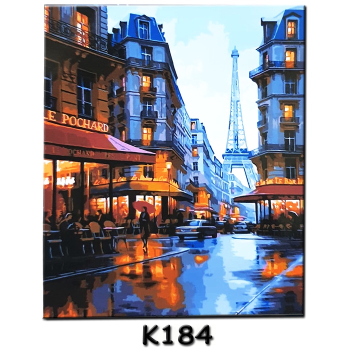 Jual METH KANVAS PORTRAIT 50CMX40CM PAINTING BY NUMBERS KARAKTER LONDON ...