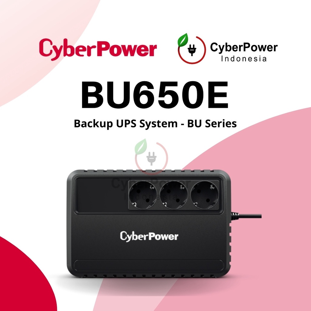 Jual CyberPower Backup UPS System BU Series- BU650E | Shopee Indonesia
