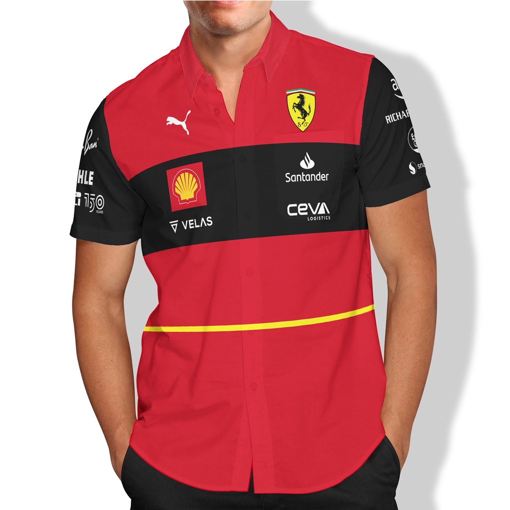 Jual Baju Kemeja F1 Ferrari Team Scuderia Mission Winnow Racing Team ...