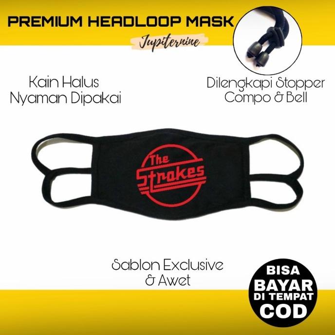 Jual Masker Fashion Band The Strokes 90-jupiternine Ayo Order | Shopee ...
