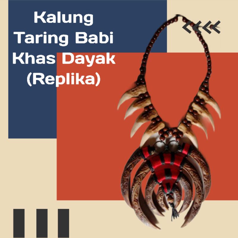 Jual KALUNG TARING BABI KHAS DAYAK | Shopee Indonesia