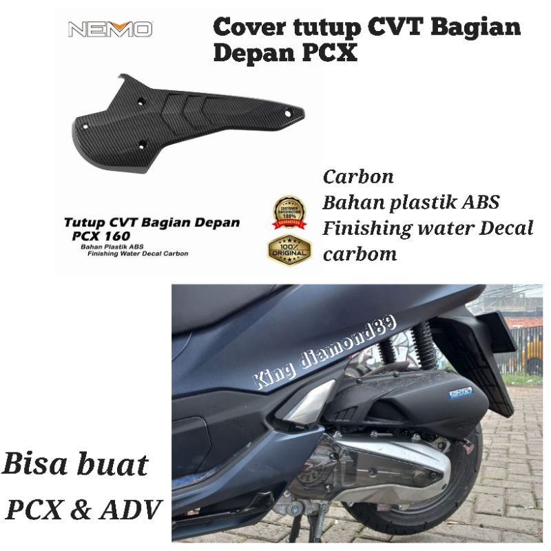 Jual TUTUP COVER CVT HONDA NEW PCX 160 / HONDA ADV 160 /cover cvt pcx ...