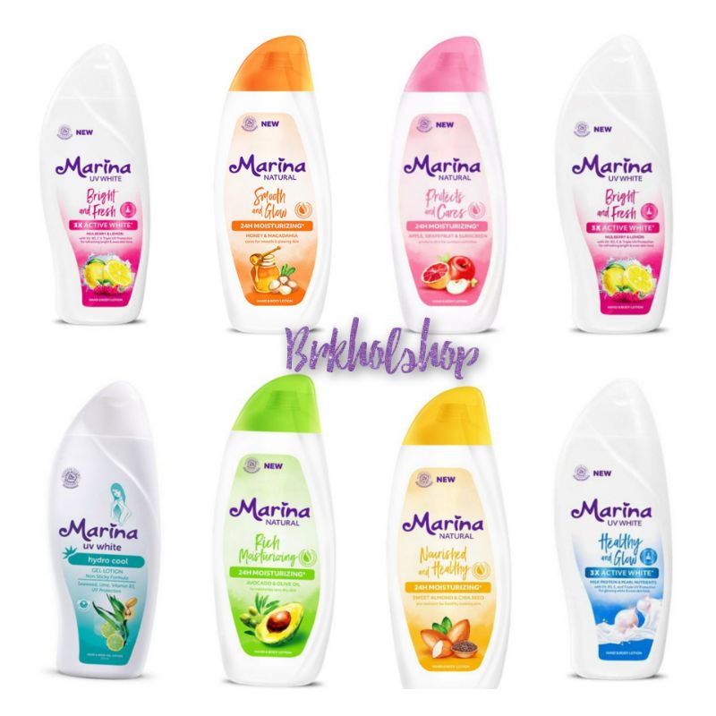 Jual MARINA HAND BODY LOTION ALL VARIAN 460 ML | Shopee Indonesia