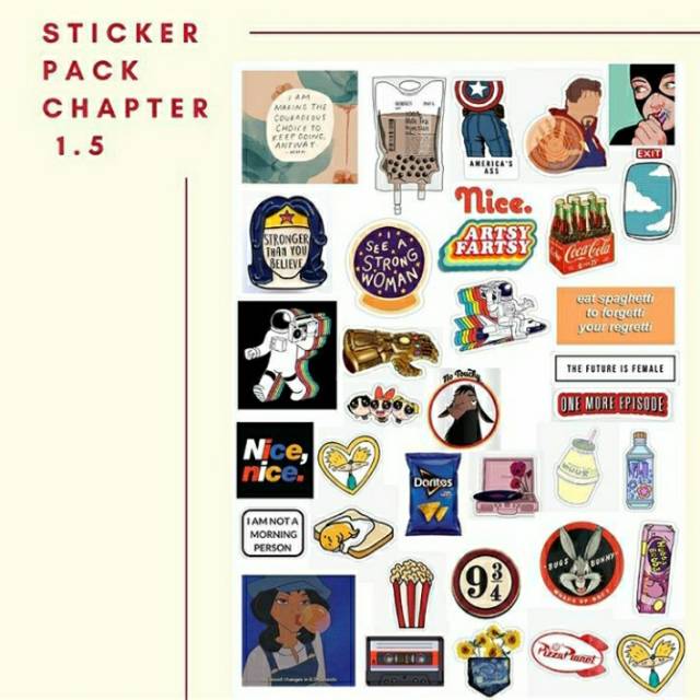 Jual Sticker aesthetic | Shopee Indonesia