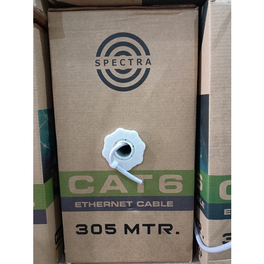 Jual Kabel Lan UTP Cat6 Spectra 1 Roll 305 Meter - Kabel Internet 1Roll ...