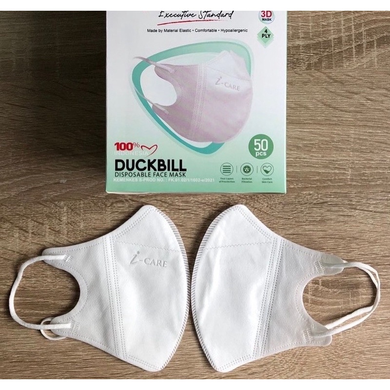 Jual Masker Duckbill I-care 4ply Original 50's | Shopee Indonesia