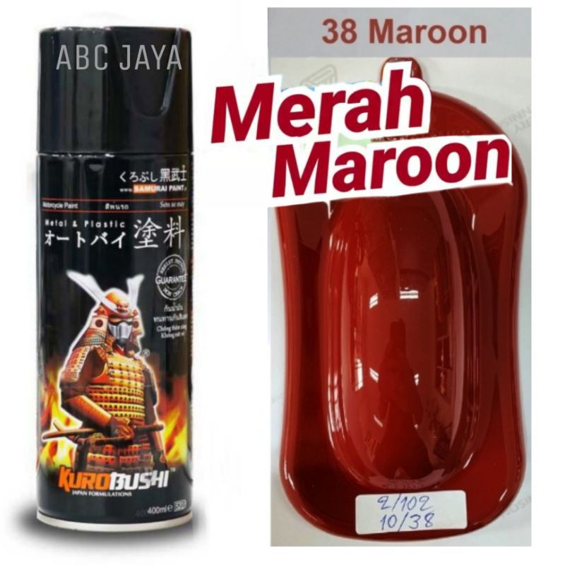 Jual Pilok Pylox Cat Semprot Samurai Maroon 38 Maron Merah Marun 400ml ...