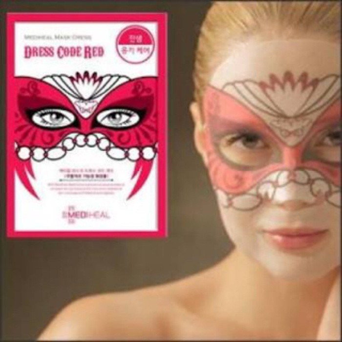 Jual MERAH Dress Code Red Mediheal Masker Korea (per buah) | Shopee ...