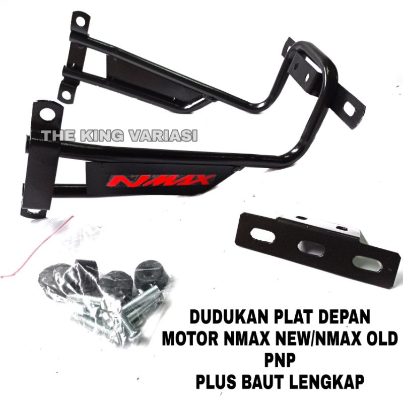 Jual BREAKET PLAT NOMOR NMAX NEW/NMAX OLD/DUDUKAN PLAT DEPAN NMAX PNP ...