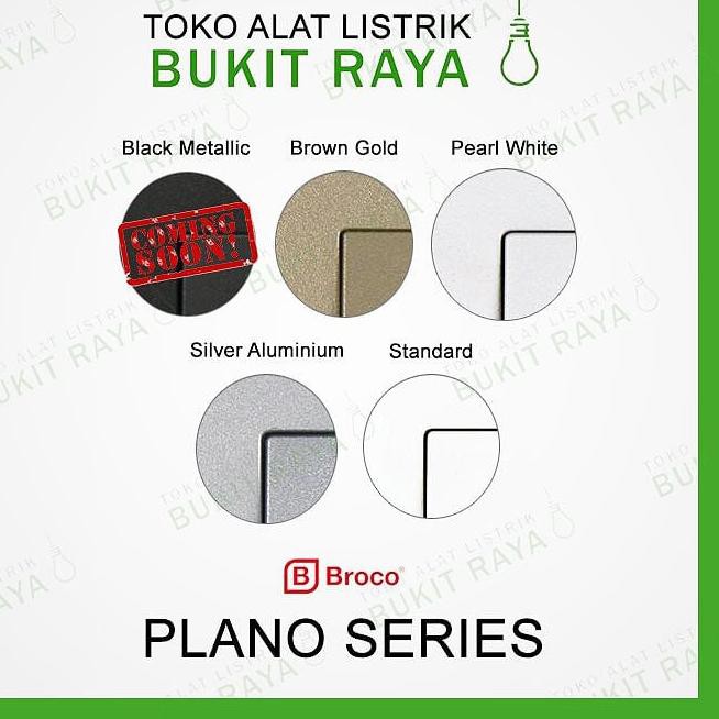 Jual E152 Broco Plano Stop Kontak Tutup Socket Outlet with Hinged Cover ...