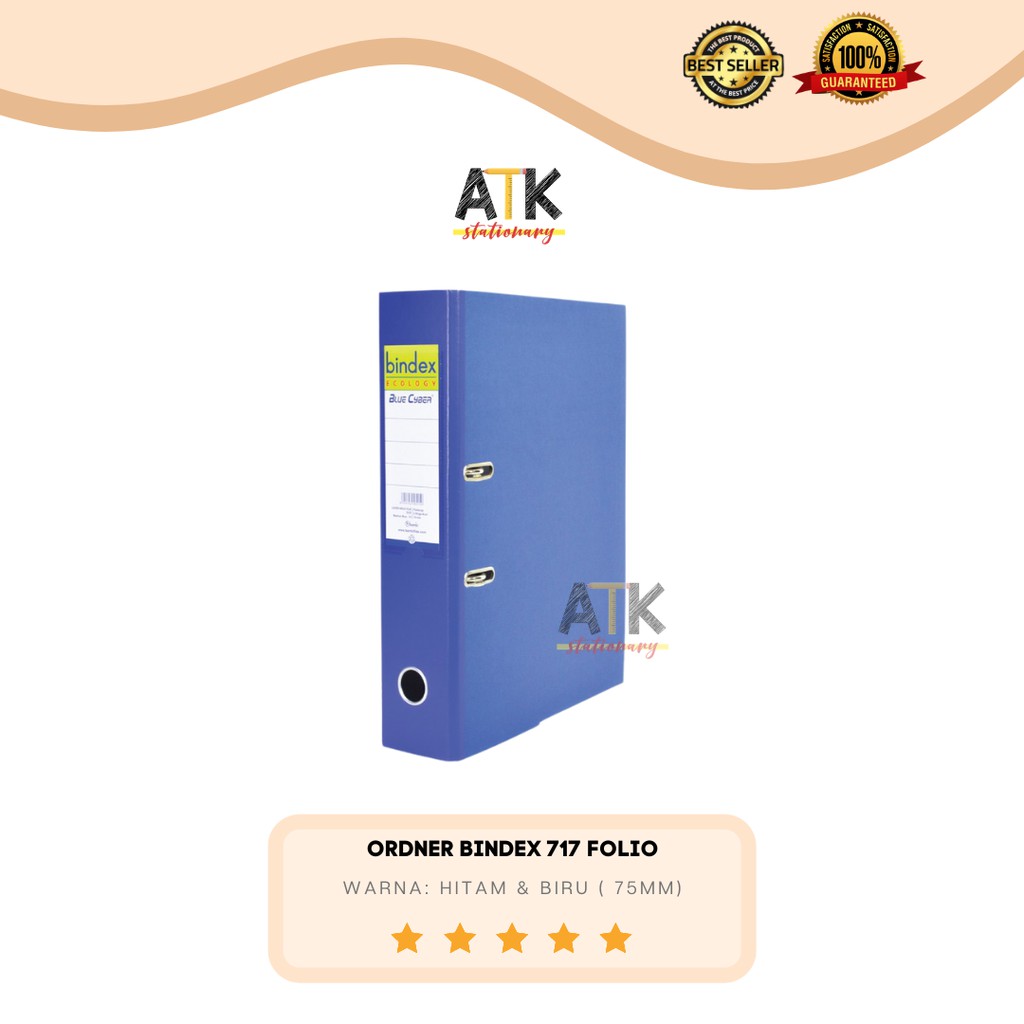 Jual Ordner Bindex 717 Folio 75mm atk | Shopee Indonesia