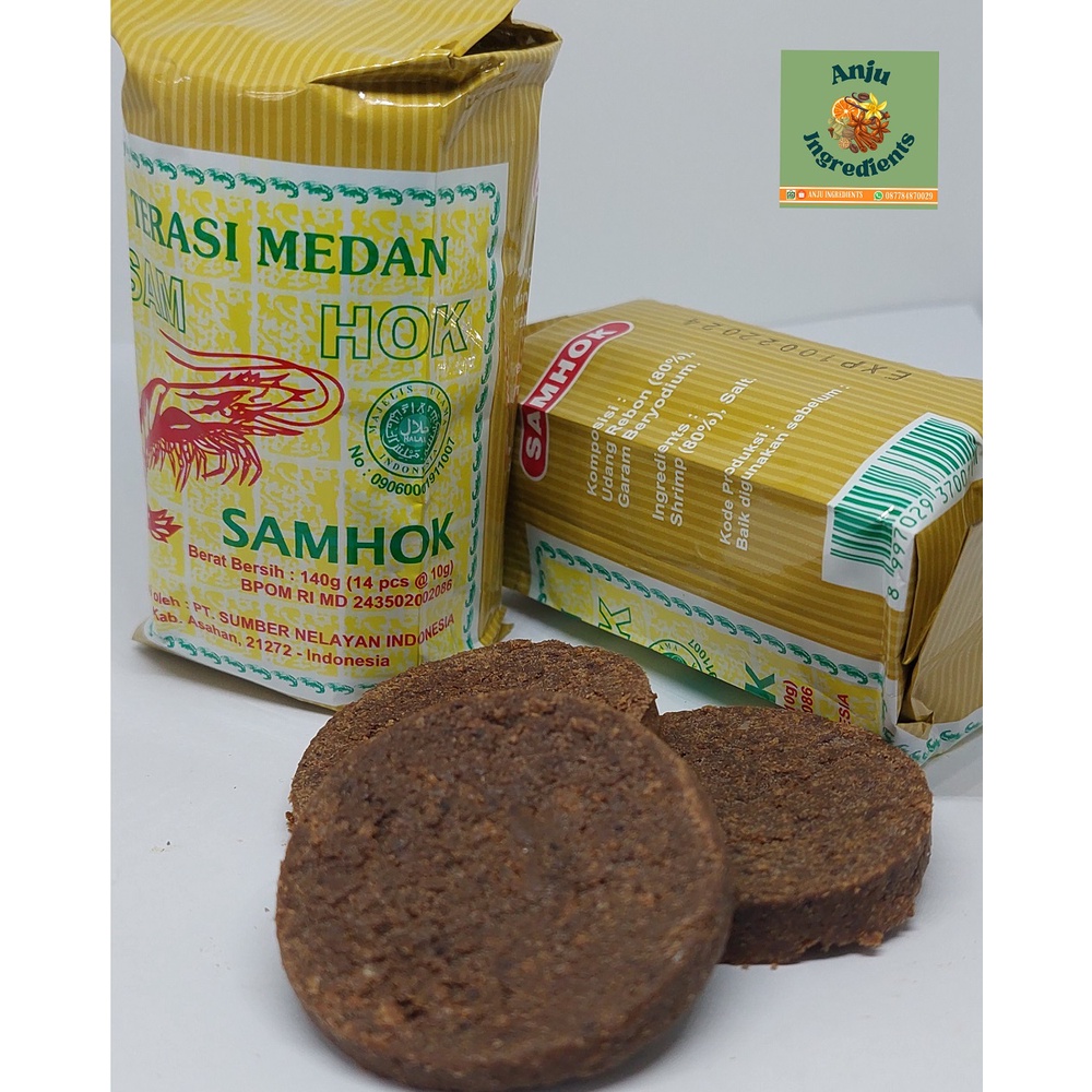 Jual Terasi Medan Samhok / Terasi Udang SAM HOK / Terasi Samhok Medan ...