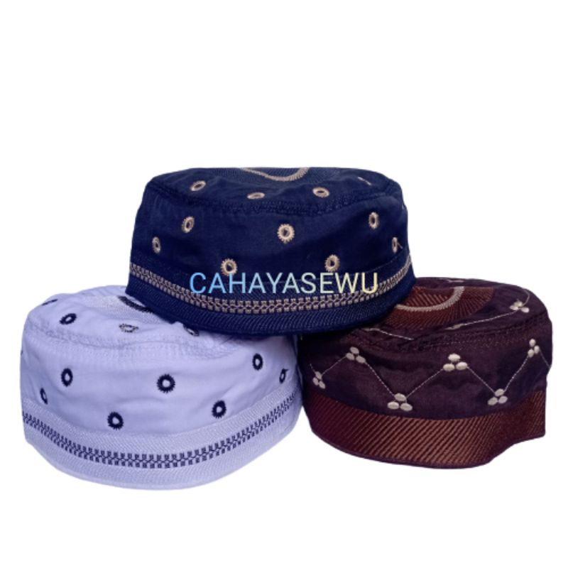 Jual Peci Madinah Bugis Murah Kopiah Haji Songkok Malaysia Bulat ...