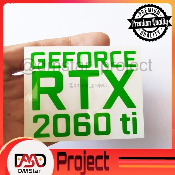 Jual [DMSTAR] NVIDIA GEFORCE RTX 2060 TI CUTTING STIKER AKSESORIES ...