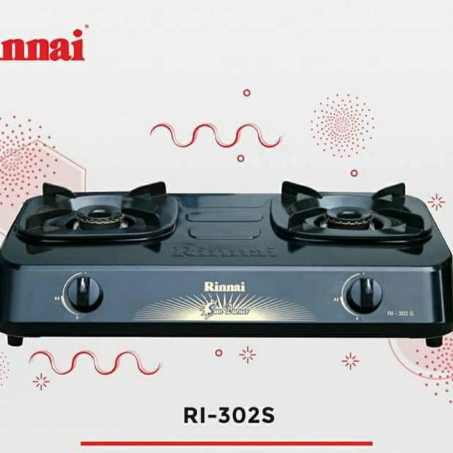 Jual Kompor Gas 2 Tungku Rinnai RI-302S (Sun Burner) | Shopee Indonesia