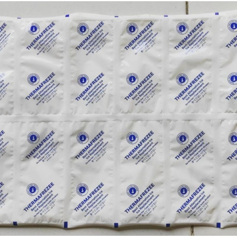 Jual Ice Gell (12) pack Thermafreeze. pengganti ice batu es batuice gel ...