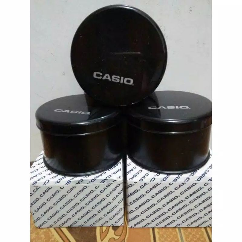 Jual upgrade box kaleng Casio Original (pemesanan box harus dengan jam ...