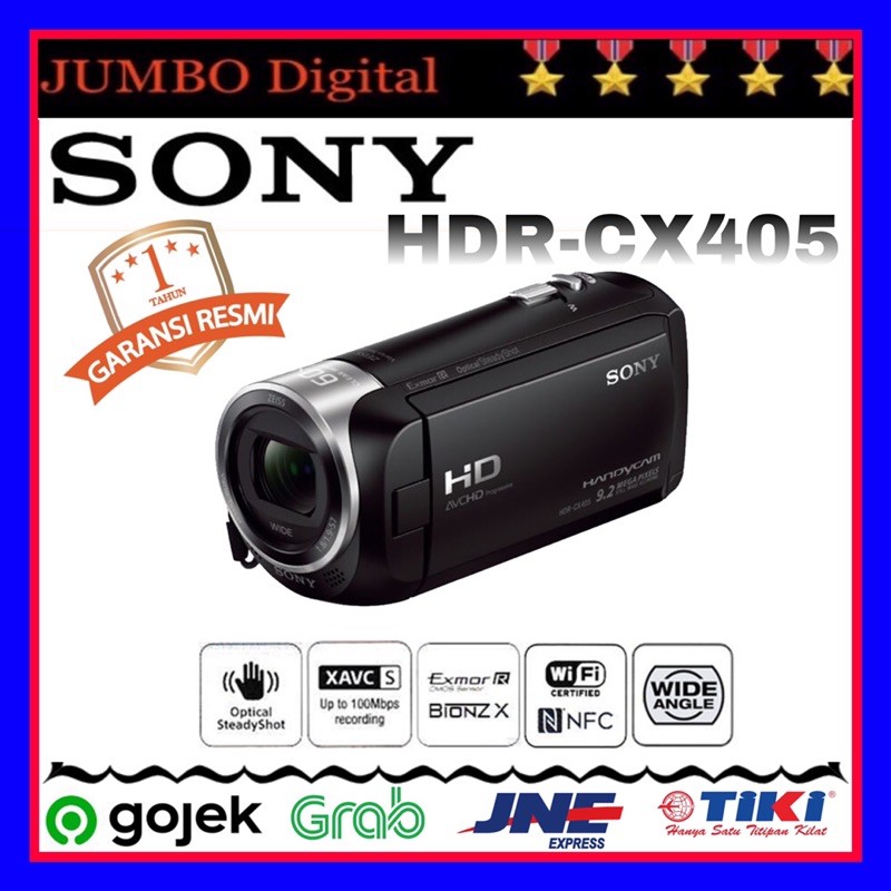 Jual SONY CX405 Handycam HDR-CX405 garansi RESMI SONY INDONESIA Sony CX ...