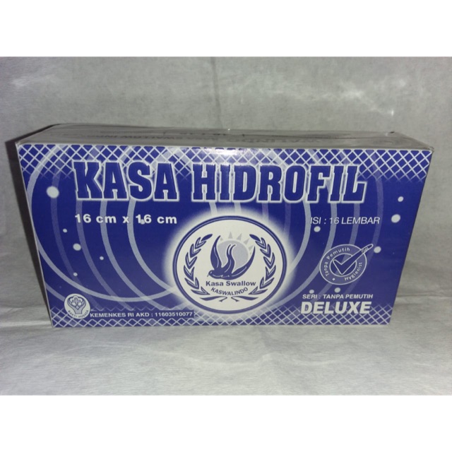 Jual Kasa Biru Hidrofil 16 cm x 16 cm Swallow | Shopee Indonesia