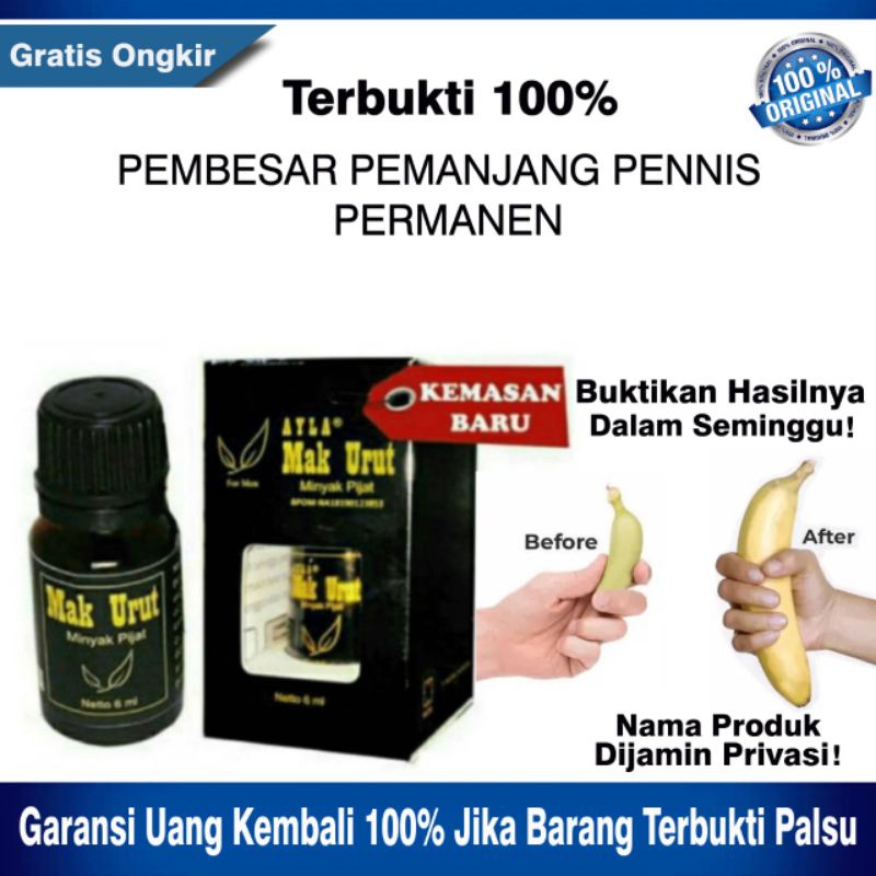 Jual MAK URUT / MAK URUT NASA / MAK URUT NASA ASLI ORIGINAL / MINYAK PEMBESAR KELAMIN PRIA ...