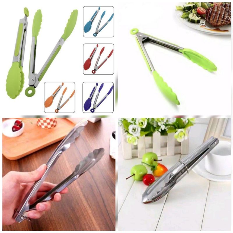 Jual pencapit gorengan/capitan makan/pencapit stainless | Shopee Indonesia