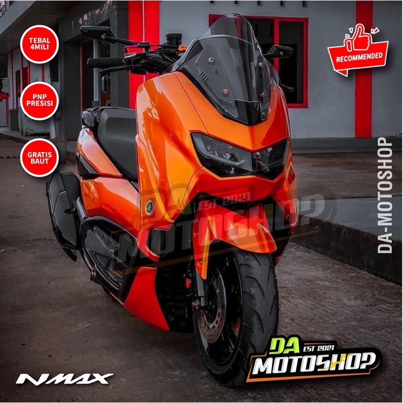Jual WINDSHIELD/VISOR YAMAHA NMAX NEW MODEL TDR MINI SIRIP | Shopee ...