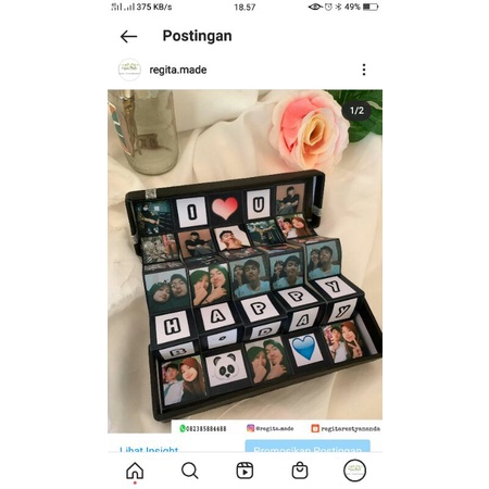 Jual femo foto box / kado ulang tahun / kado wedding / kado murah ...