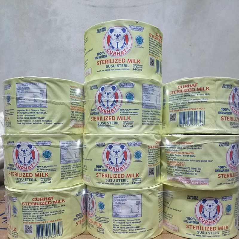 Jual SUSU STERIL CURHAT CAP KOALA 140ML | Shopee Indonesia