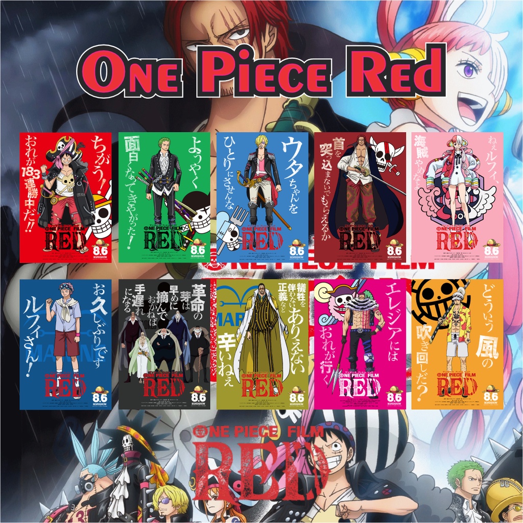Jual Poster Anime One Piece Film Red Karakter Movie | Shopee Indonesia