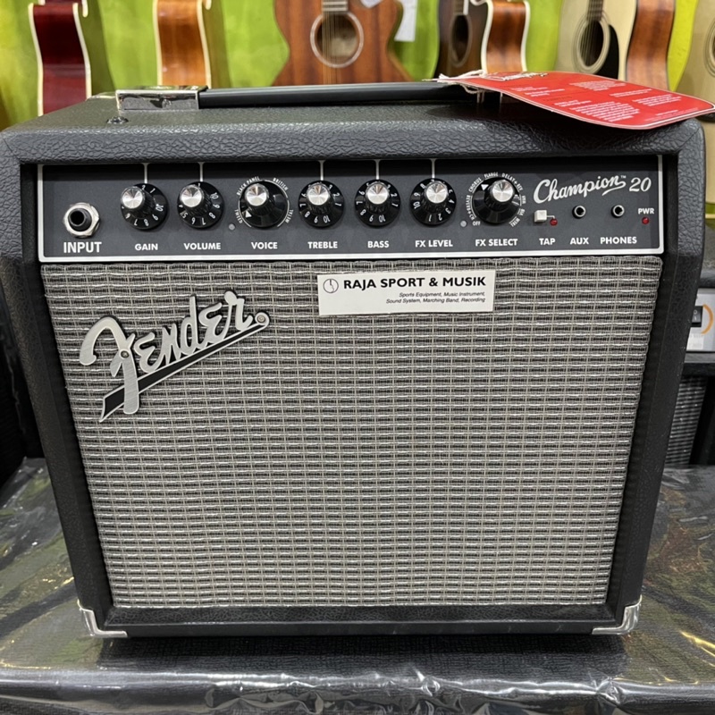 Jual FENDER CHAMPION 20 GUITAR COMBO AMPLIFIER - ORIGINAL AMPLI GITAR ...