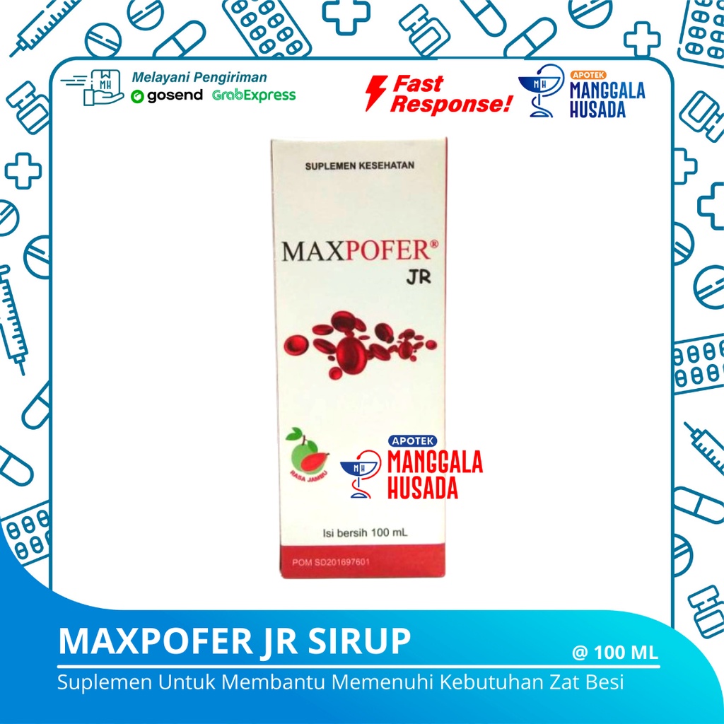 Jual MAXPOFER JR SIRUP SUPLEMEN @ 100 ML | Shopee Indonesia
