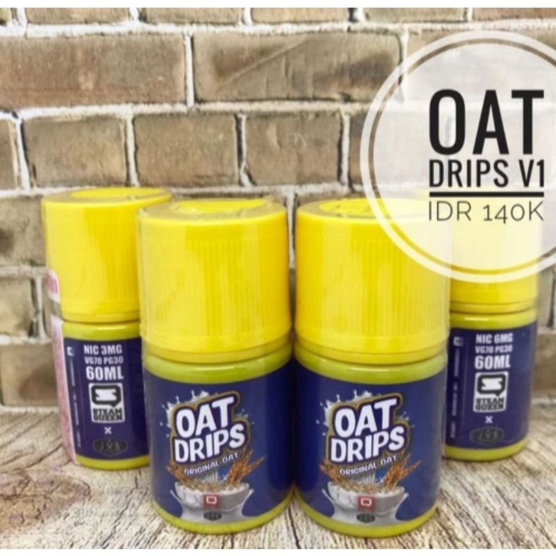 Jual Oat Drips v1 60ml 3mg 6mg by Steamqueen 2022 Oatdrips Oatdrip ...