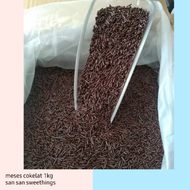 Jual Meses Cokelat 1kg / coklat / toping | Shopee Indonesia