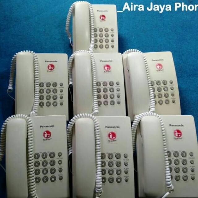 Jual Telepon Panasonic KX--TS505 Telepon Rumah indi home PABX | Shopee ...