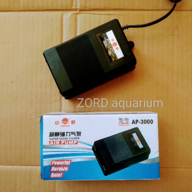 Jual AP-3000 Aerator 2 Lubang Pompa Udara Aquarium AP3000 Yamano ...