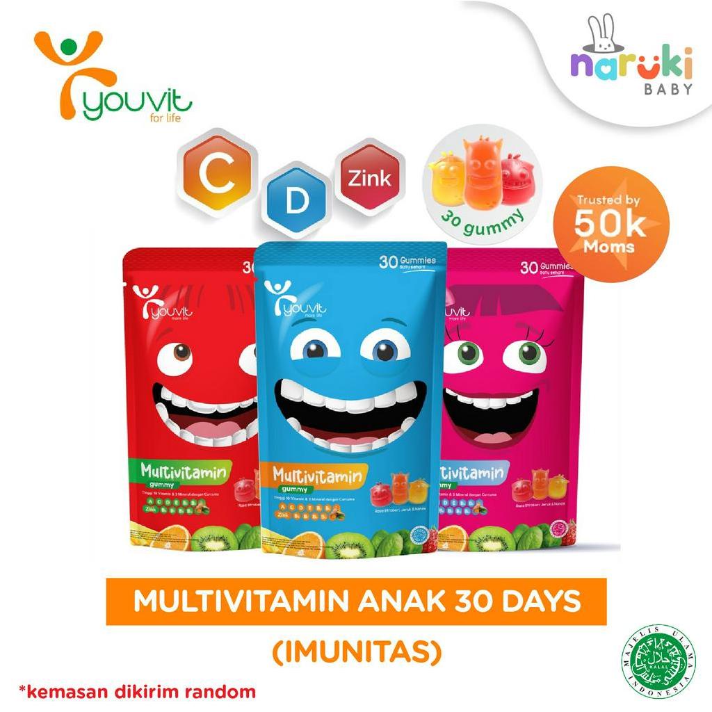 Jual Youvit Multivitamin Anak 1 Pouch isi 30 Gummies | Shopee Indonesia