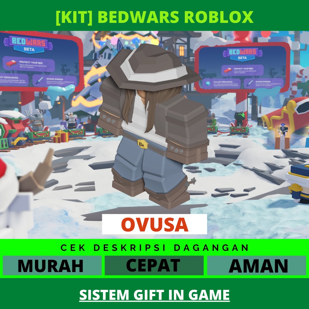 Jual Roblox Bedwars Battlepass Season 4 & Kit Trinity Freiya Axolotl ...