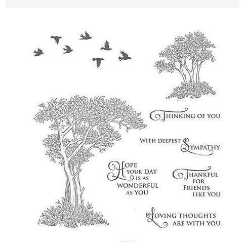 Jual Clear Stamp (Stempel Transparan/Bening) - Deepest Sympathy ...