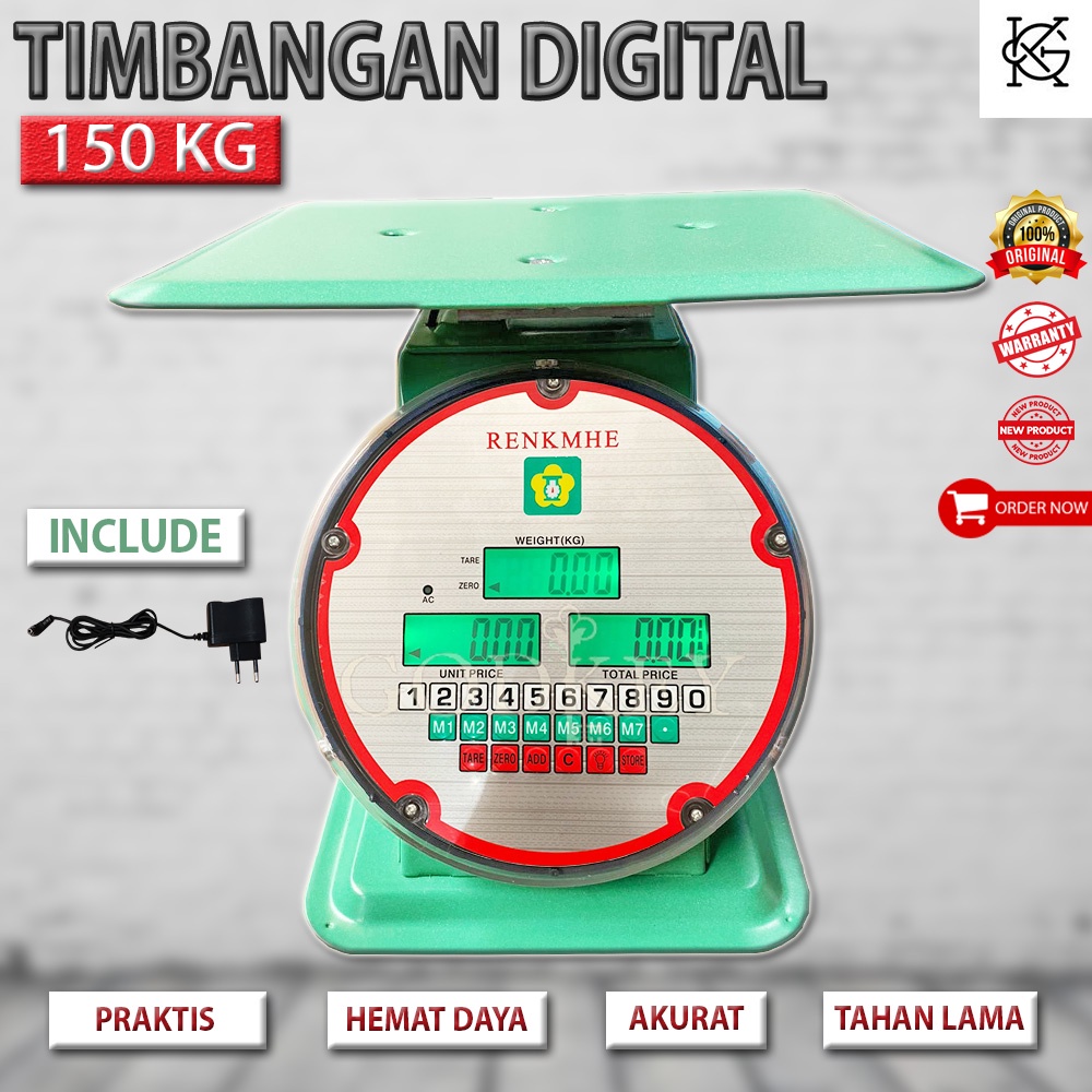 Jual RENKMHE DIGITAL 150KG Timbangan Duduk Digital Kapasitas 150 Kg ...
