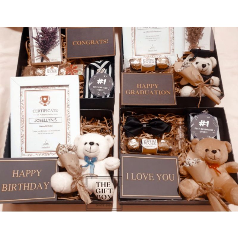 Jual HAMPERS GRADUATION PREMIUM HARD BOX | Shopee Indonesia