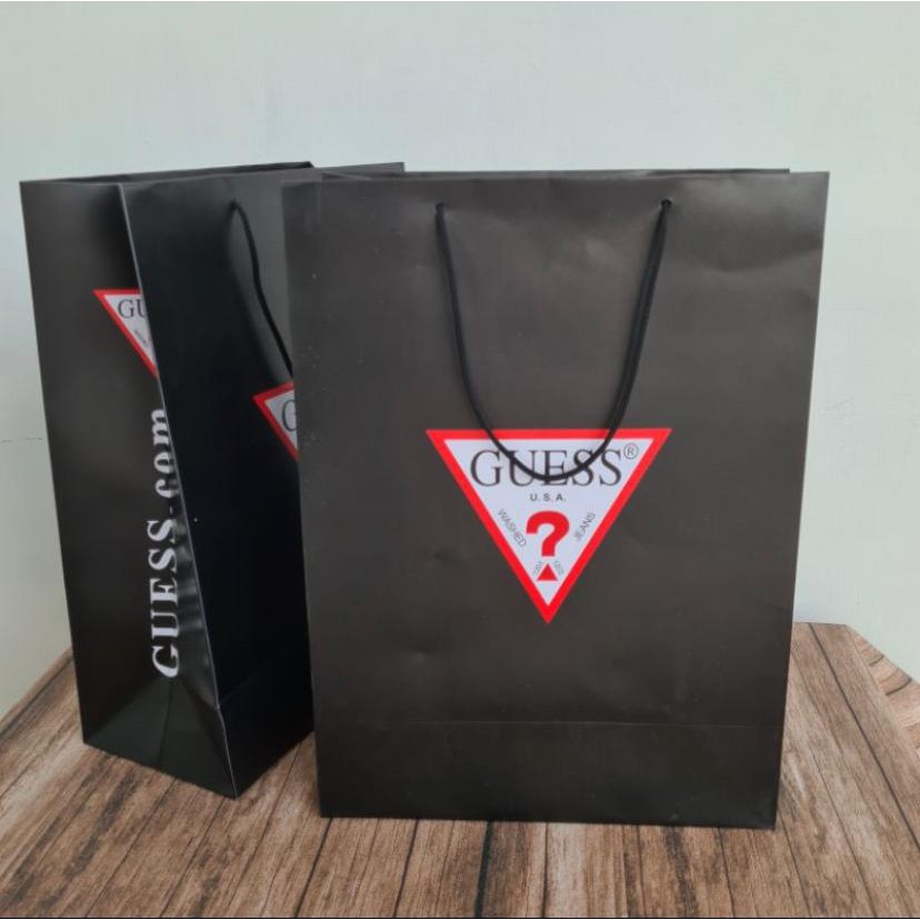 Jual paperbag guesss/kelengkapan tas | Shopee Indonesia