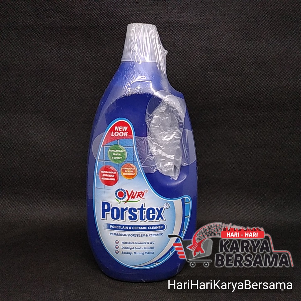 Jual YURI PORSTEX PEMBERSIH PORSELEN & KERAMIK 1 LITER | Shopee Indonesia