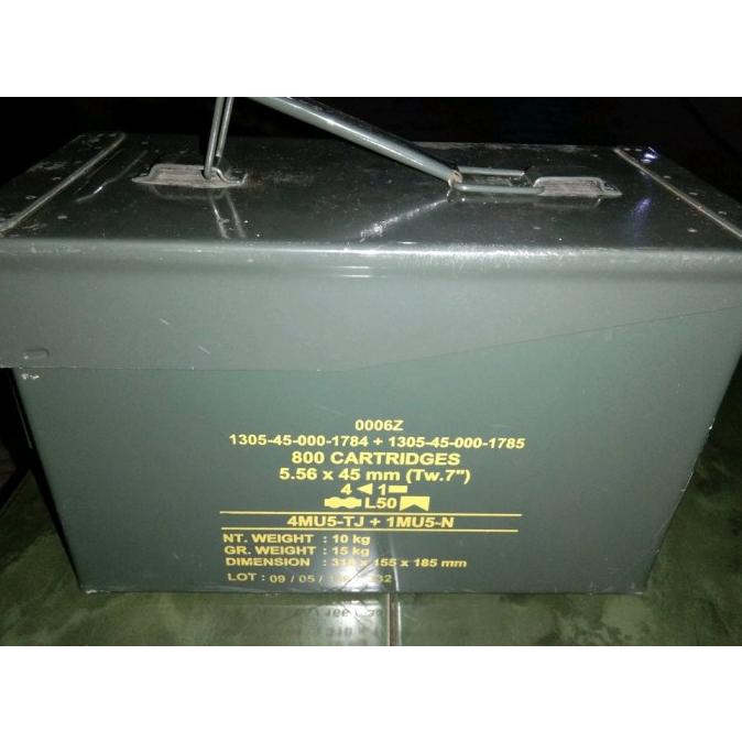 Jual Tool Box Kotak Perkakas Bekas Amunisi Peluru Pindad Besi | Shopee ...