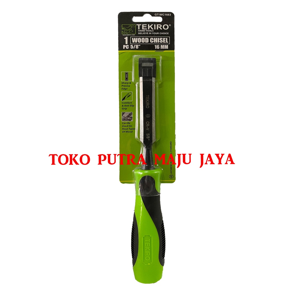 Jual TEKIRO PAHAT KAYU SET 5/8" TEKIRO 16mm GT-WC1663 WOOD CHISEL ...
