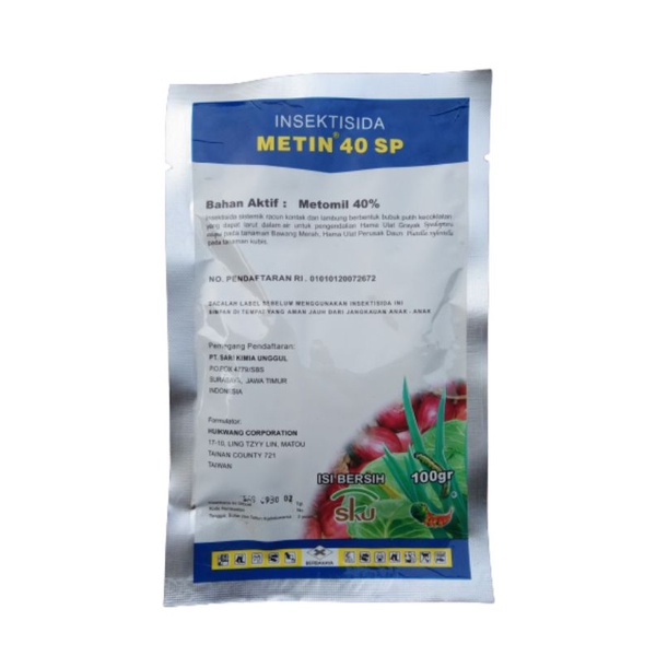 Jual METIN 40SP 100 GRAM METOMIL 40% | Shopee Indonesia