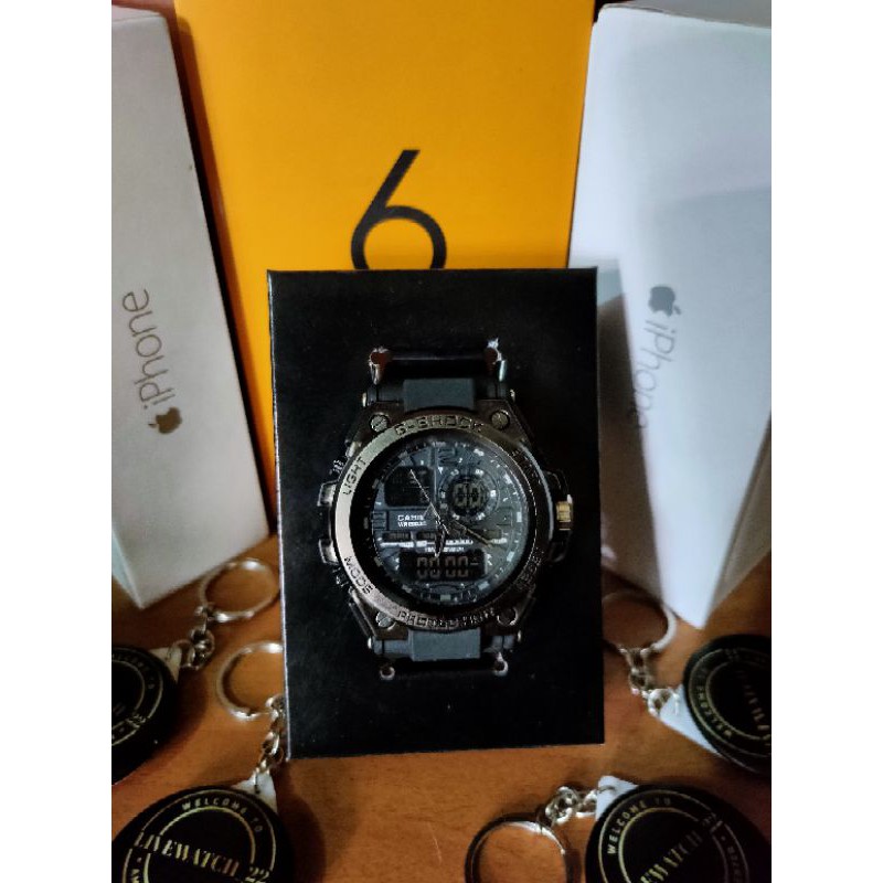 Jual Jam Sport pria ( Free box + Batrai Cadangan + Gantungan Kunci ...