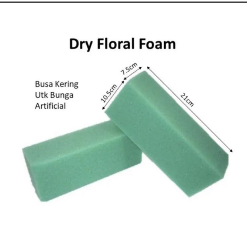 Jual Busa kering putek Oasis floral foam busa Gabus kering untuk Media ...