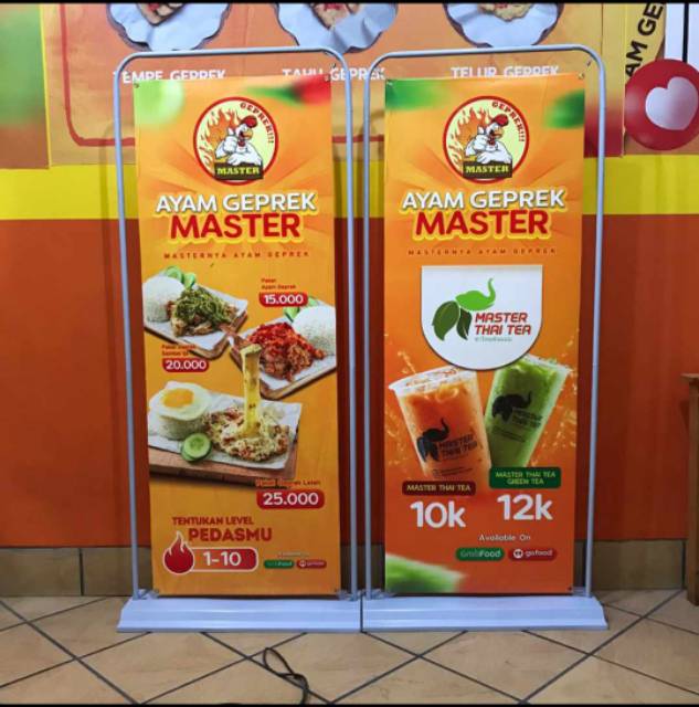 Jual Door Frame Banner Stand Standing Besi 80x180 | Shopee Indonesia