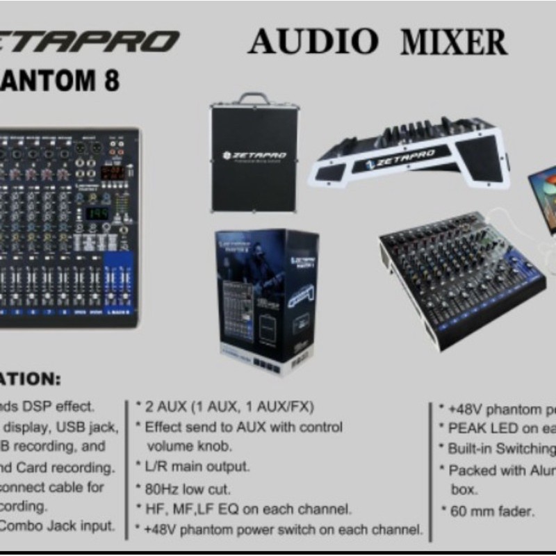 Jual Mixer zetapro phantom 8 original | Shopee Indonesia